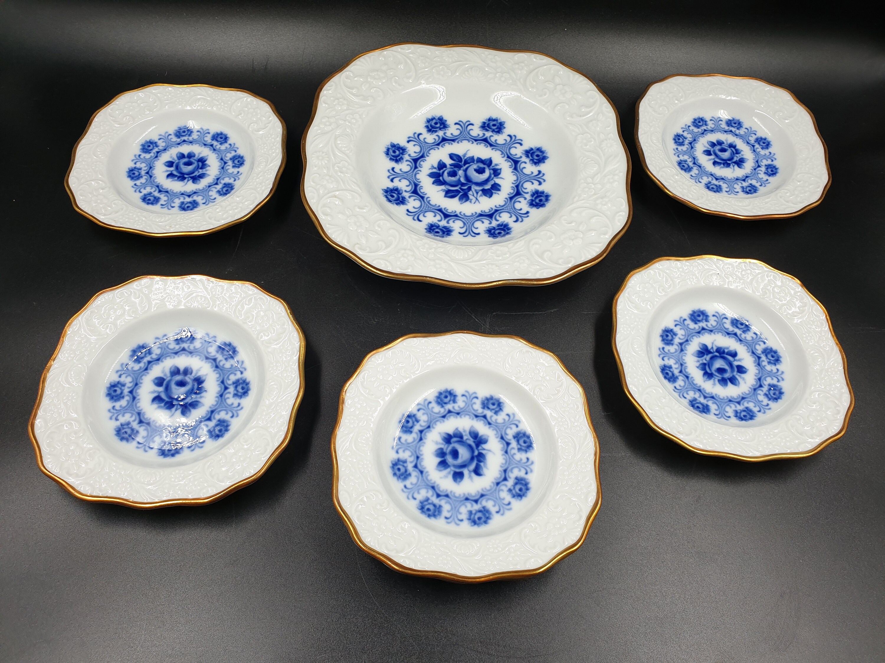 Set of Schumann Arzberg echt Kobalt Blue Cobalt & - Etsy