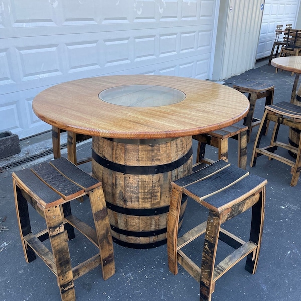 Barrel Table - Etsy