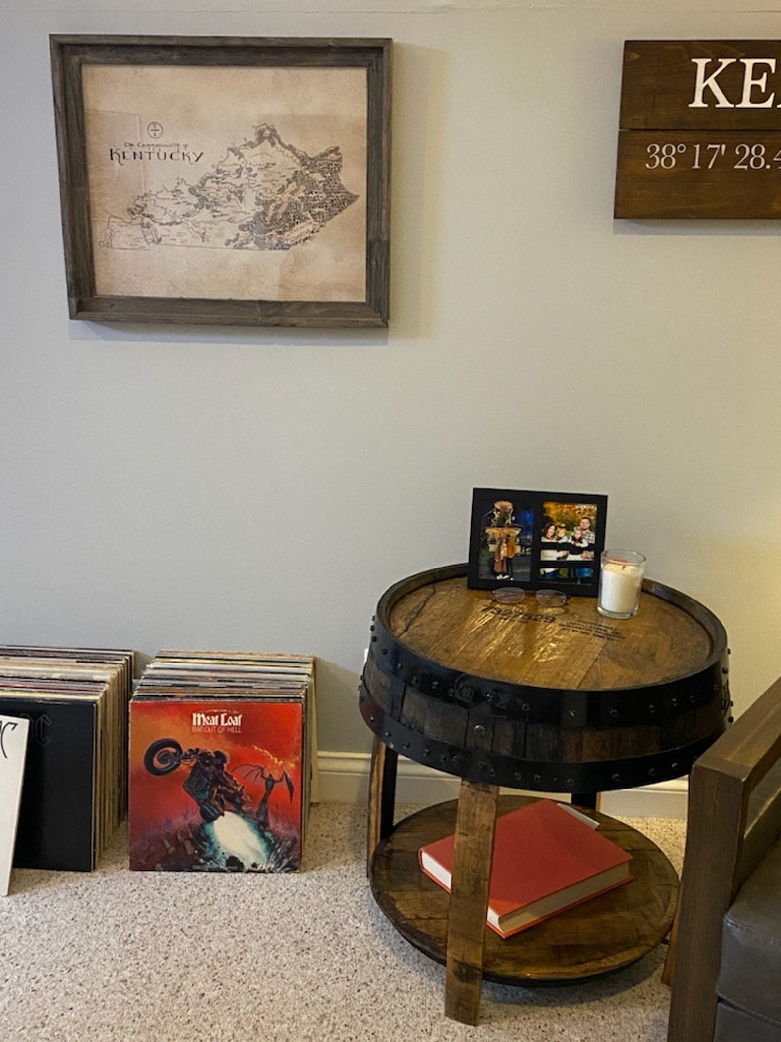 Bourbon Barrel Side Table Bourbon Barrel End Table Whiskey - Etsy