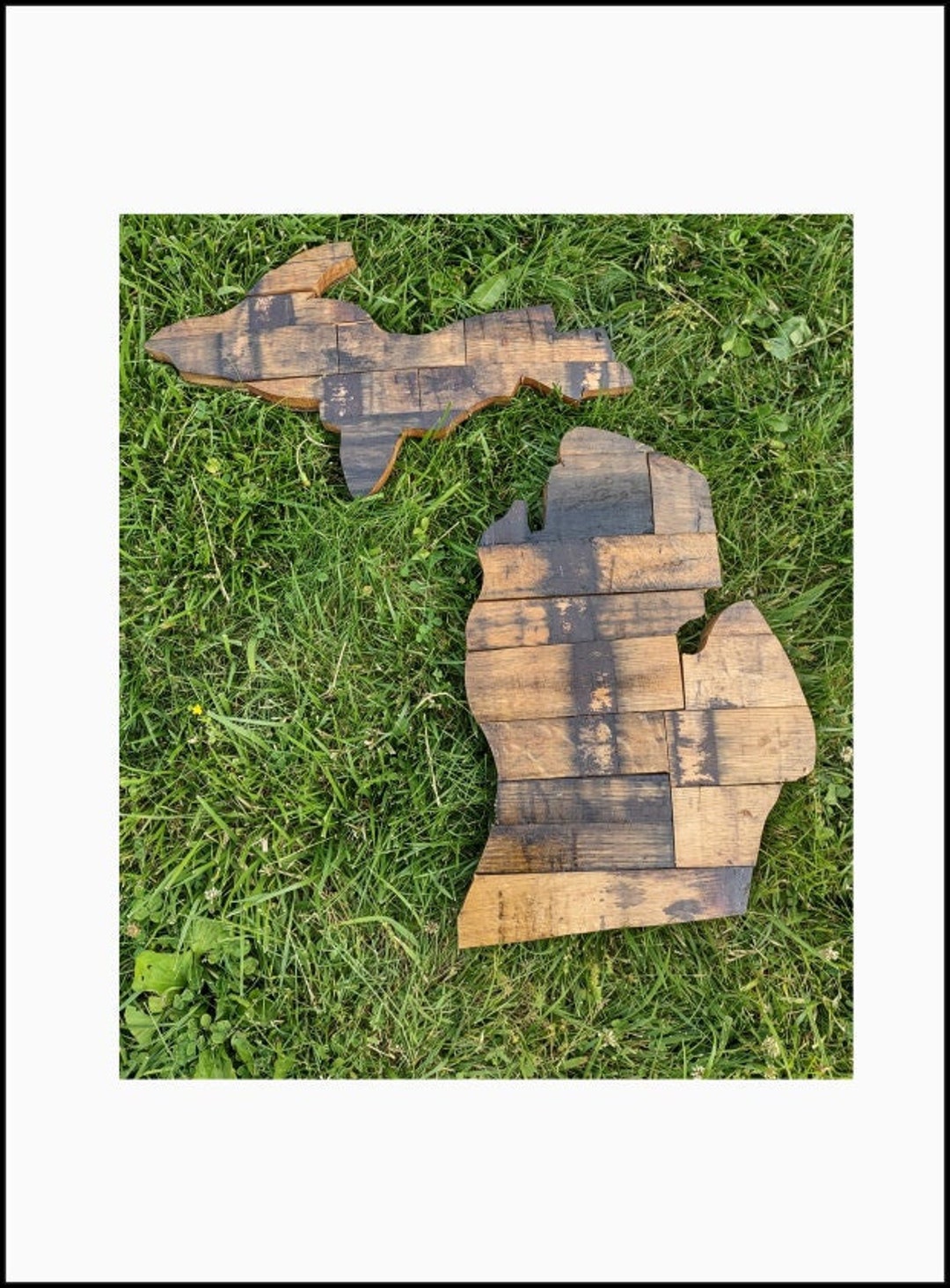 Michigan State Cutout, Michigan Barrel Art, Michigan Stave Cutout - Etsy