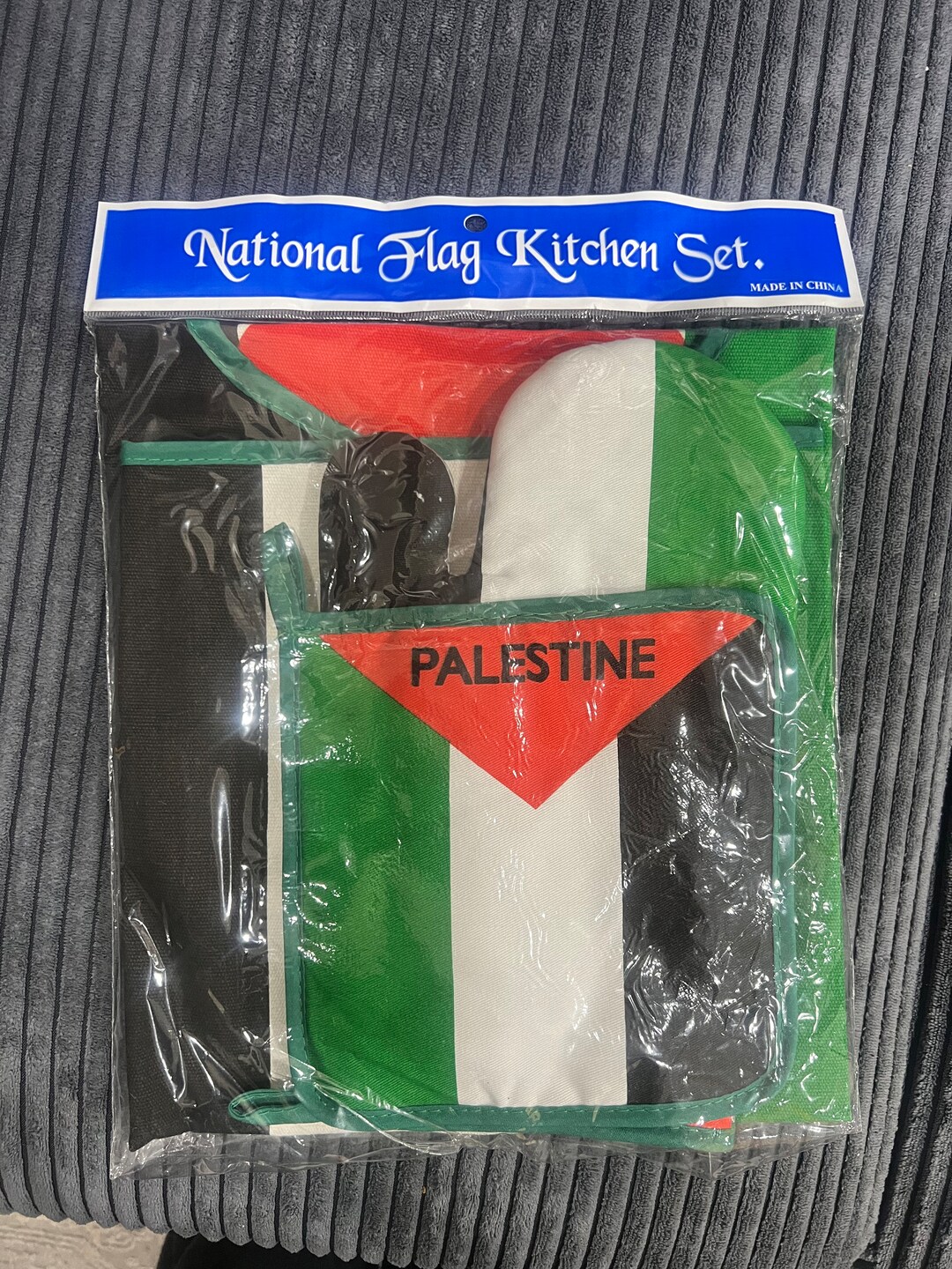 Palestine Kitchen Set Apron Oven Mitt and Potholder - Etsy