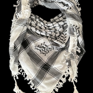 Authentic Rare (double Sided) Kuffiyeh, Real Genuine Arafat Kofiyeh, 48 ...
