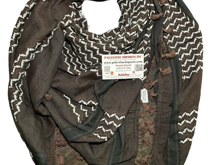 Keffiyeh Palestinian Embroidery Shawl - Etsy