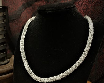 Knit Chain Necklace | Etsy