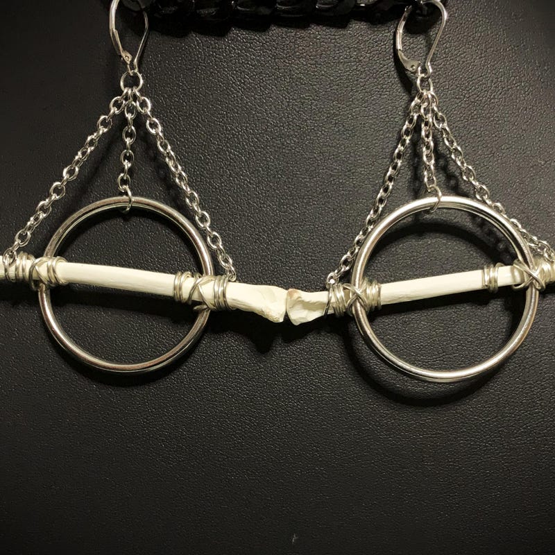 Bone Earrings - Etsy