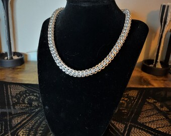 Full Persian Lariat Chainmail Necklace - Etsy