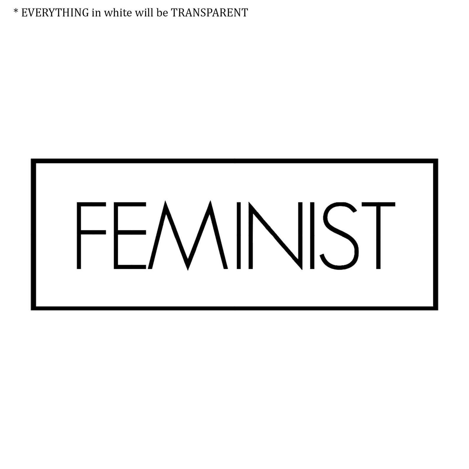 Feminist Vinyl Decal Activism Sticker Female Empowerment Etsy