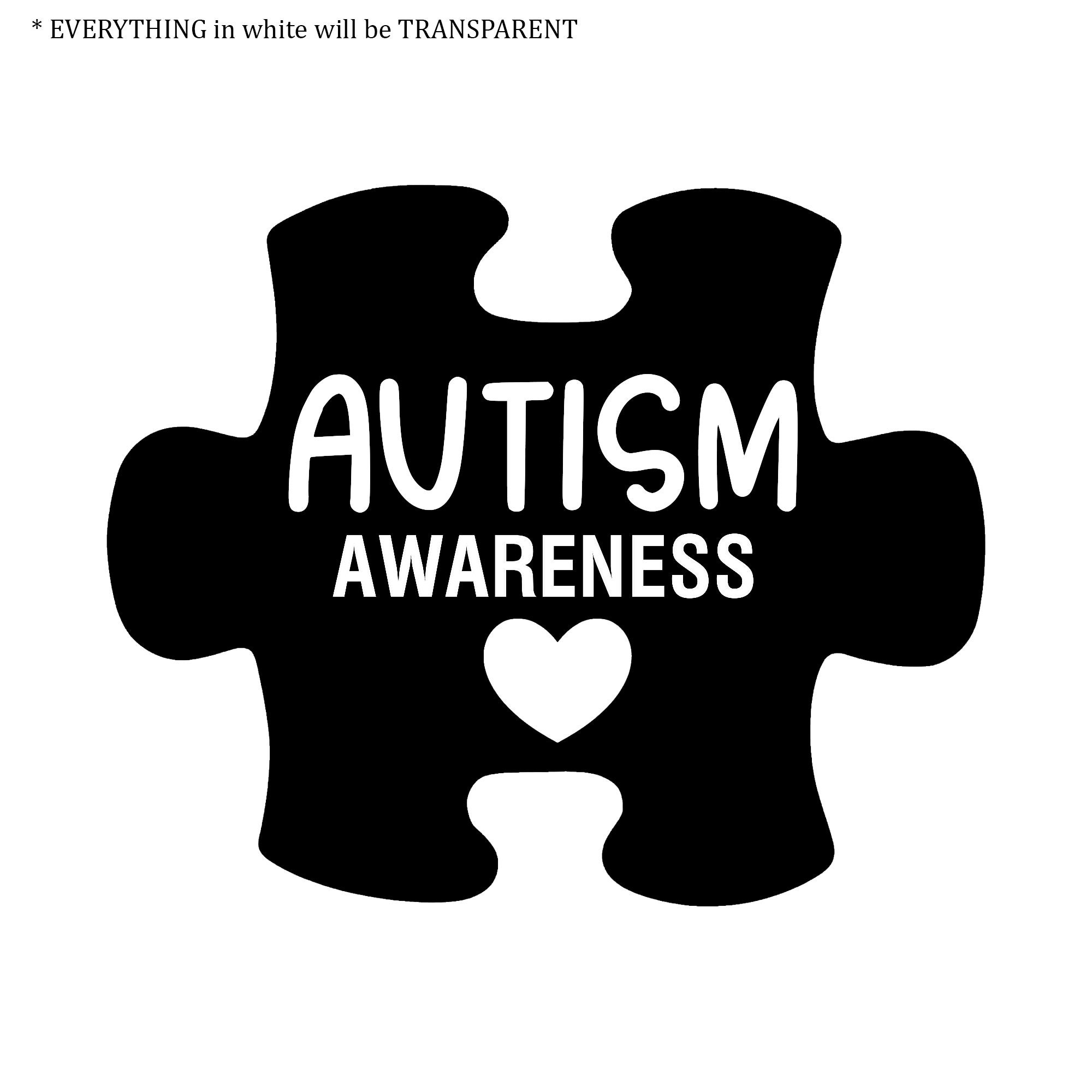 Autism Awareness Vinyl Decal Autism Decal Autism Sticker | Etsy