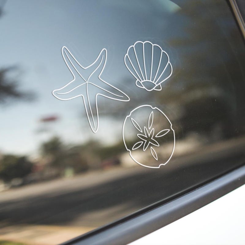 Beach Car Decal - Etsy