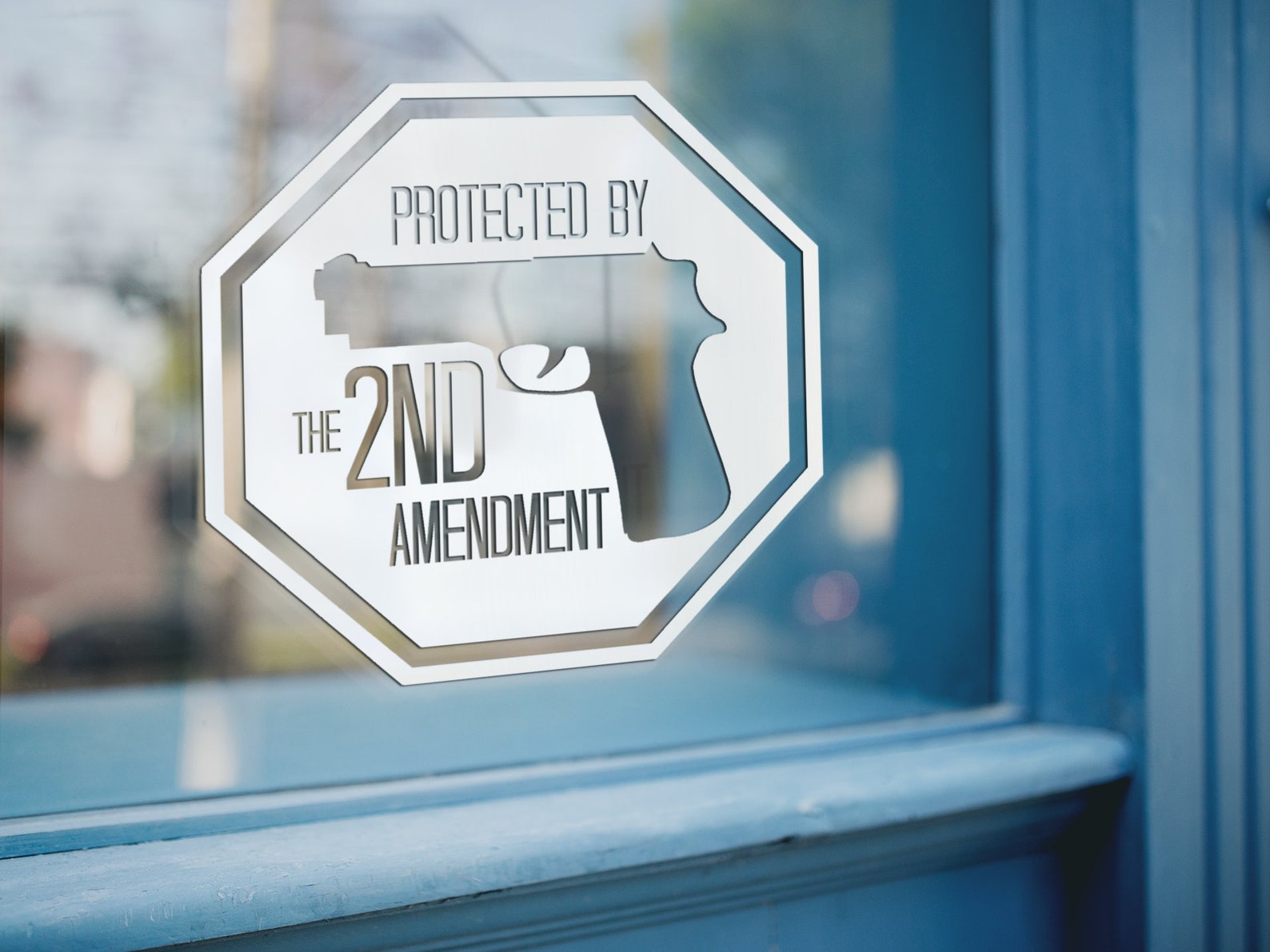 Protected by the Second Amendment Vinyl Decal Pro Gun Decal - Etsy