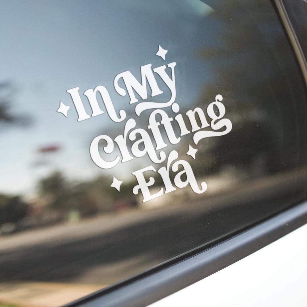 In My Crafting Era Vinyl Decal | Diyer Vinyl Decal | Crafter Decal ...