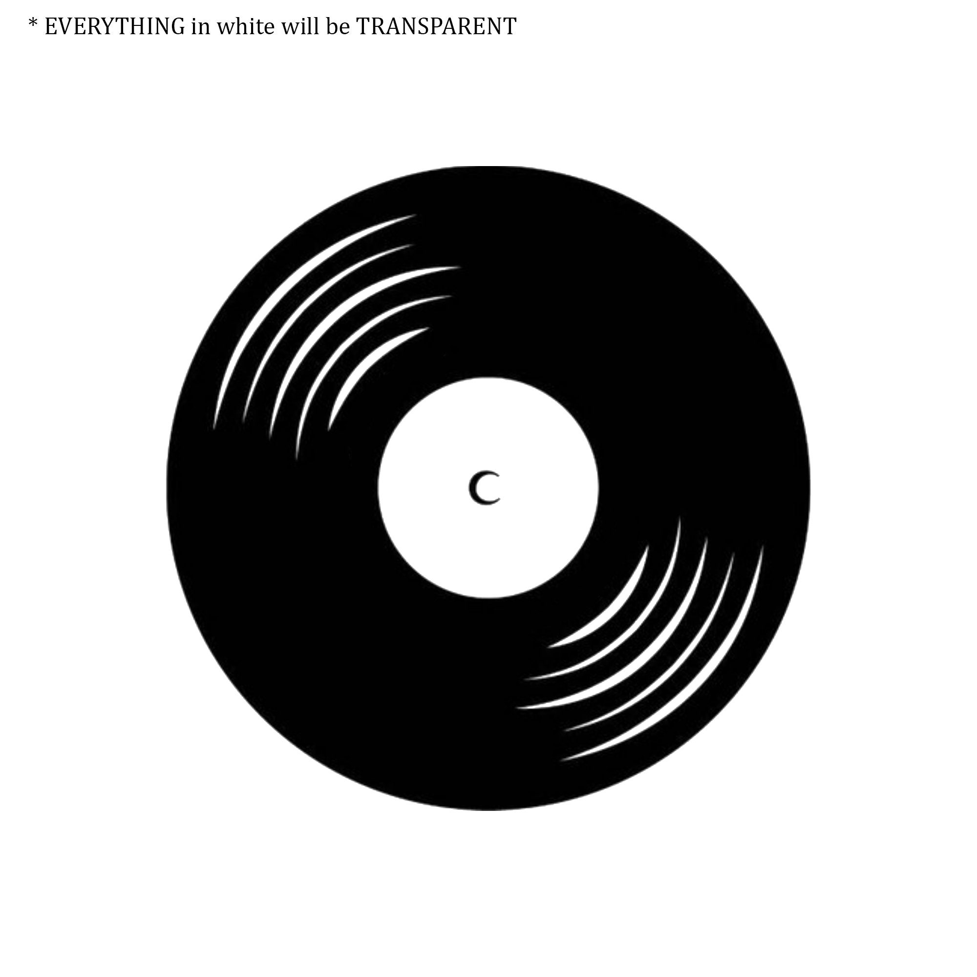 Vinyl Record Vinyl Decal Vinyl Record Decal Vintage Record - Etsy