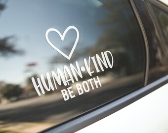 Humankind Be Both Decal - Etsy