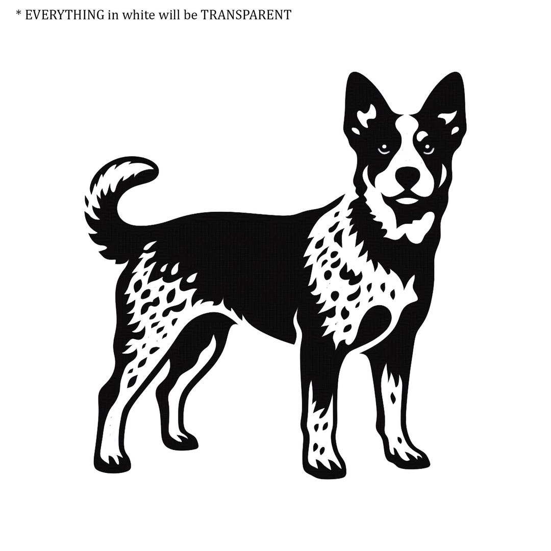 Blue Heeler Vinyl Decal: Dog Breed Car Sticker - Etsy