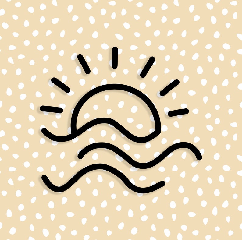 Wave Vinyl Decal Beach Wave Decal Waves Ocean Waves - Etsy