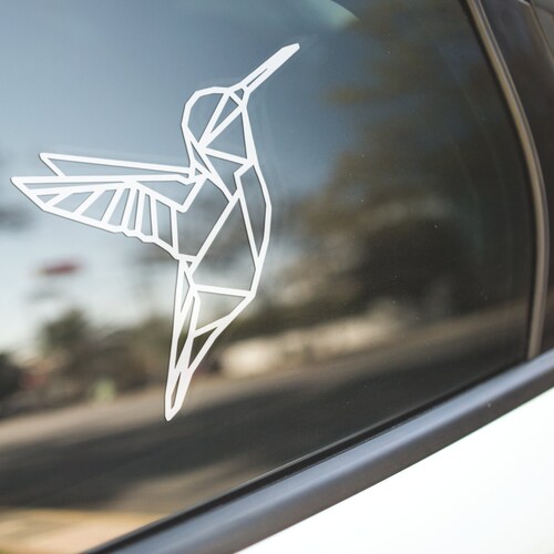 Hummingbird Vinyl Sticker Hummingbird Car Vinyl Decal - Etsy