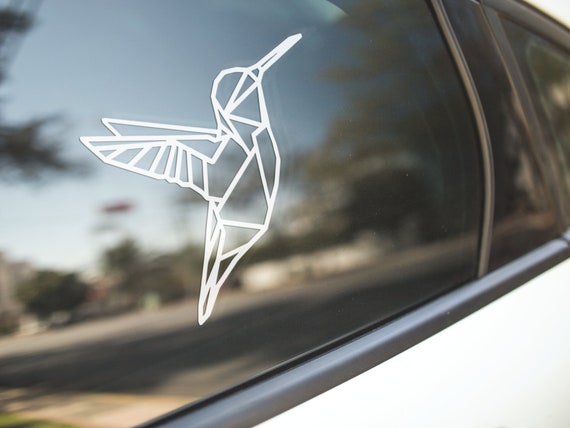 Hummingbird Vinyl Decal Bird Car Decal Window Decal Laptop - Etsy