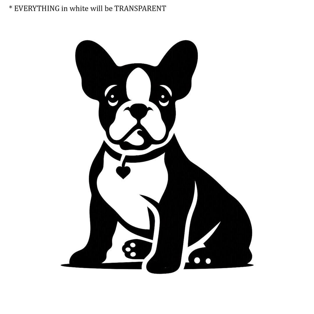 Bulldog Vinyl Decal: Dog Breed Car Sticker - Etsy