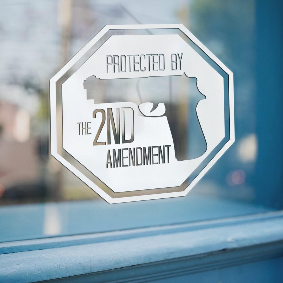 2nd Amendment Vinyl Decal - Gun Rights Car Window Sticker - Etsy