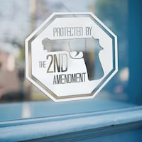 Second Amendment Pistol Vinyl Decal - Etsy