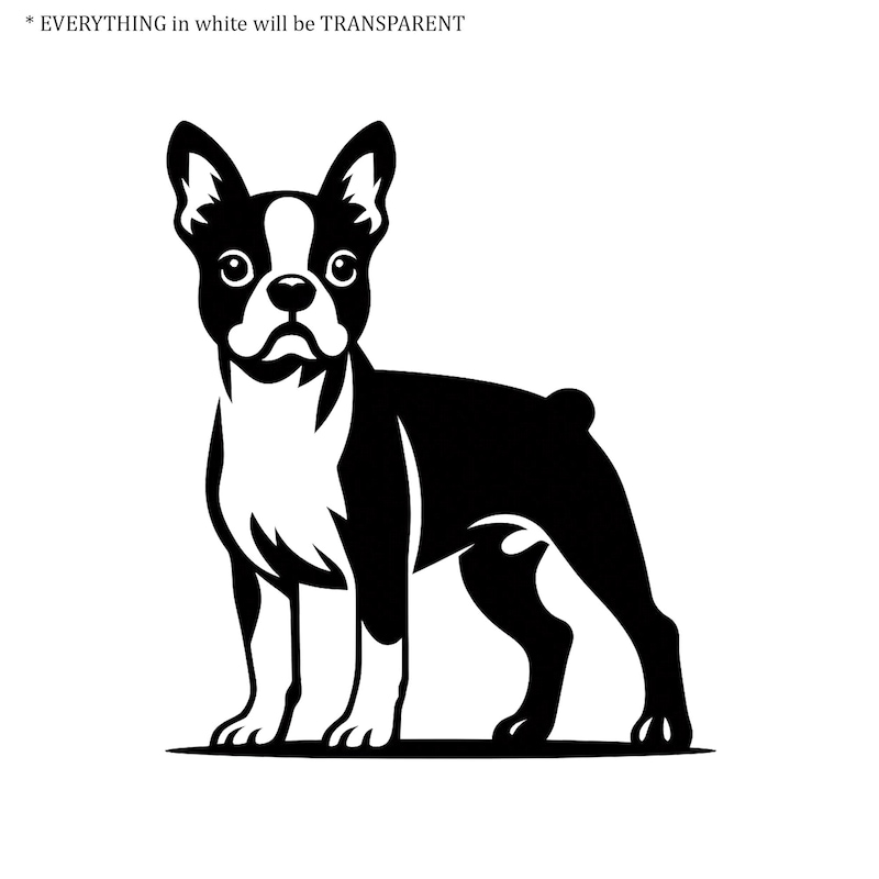 Boston Terrier Decal - Etsy