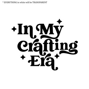 In My Crafting Era Vinyl Decal | Diyer Vinyl Decal | Crafter Decal ...