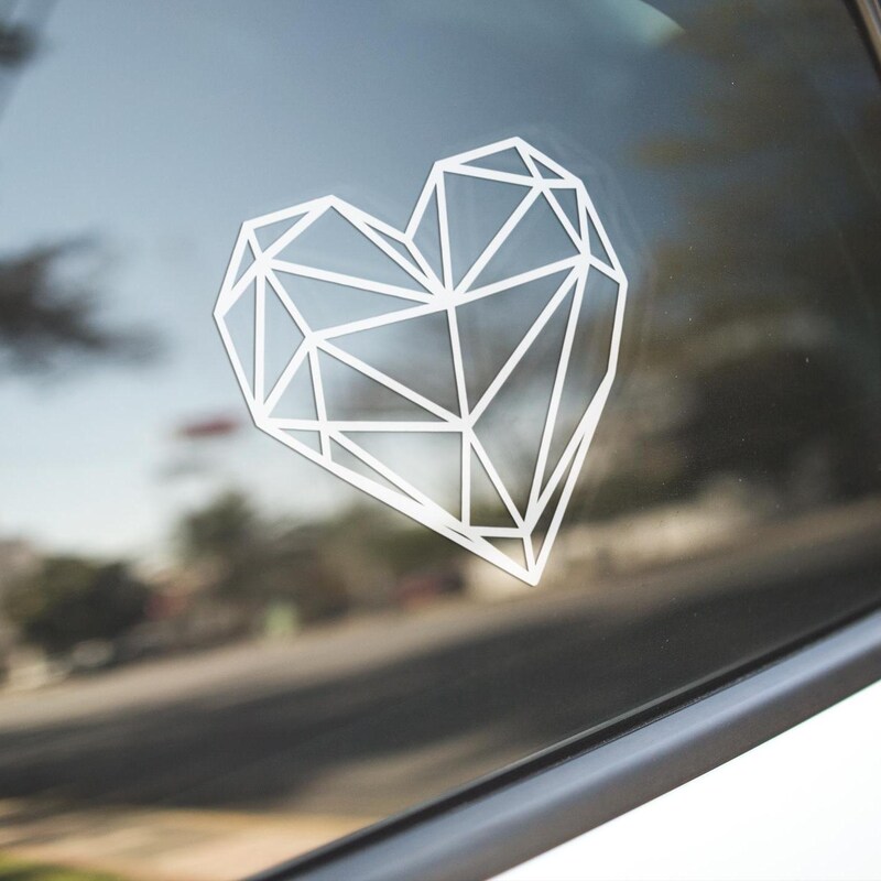 Geometric Heart - Etsy