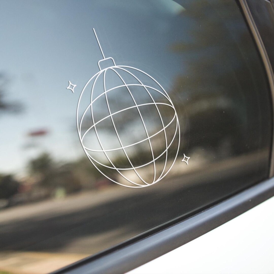 Disco Ball Vinyl Decal | Window Decal | Laptop Decal Sticker - Etsy