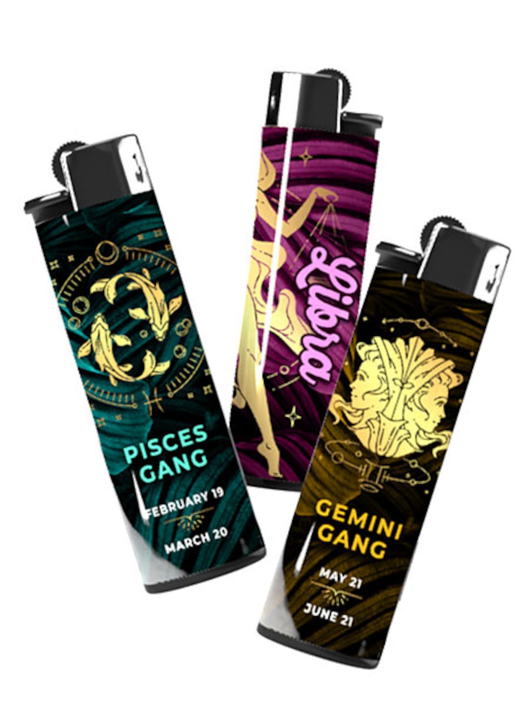 Zodiac Sign Lighters | Great Gifts! - Etsy