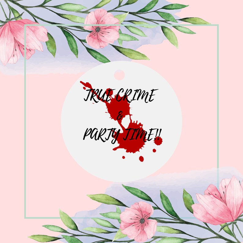 True Crime & Party Time. SVG/PNG. Crime Shows Svg/ True Crime Junkie ...
