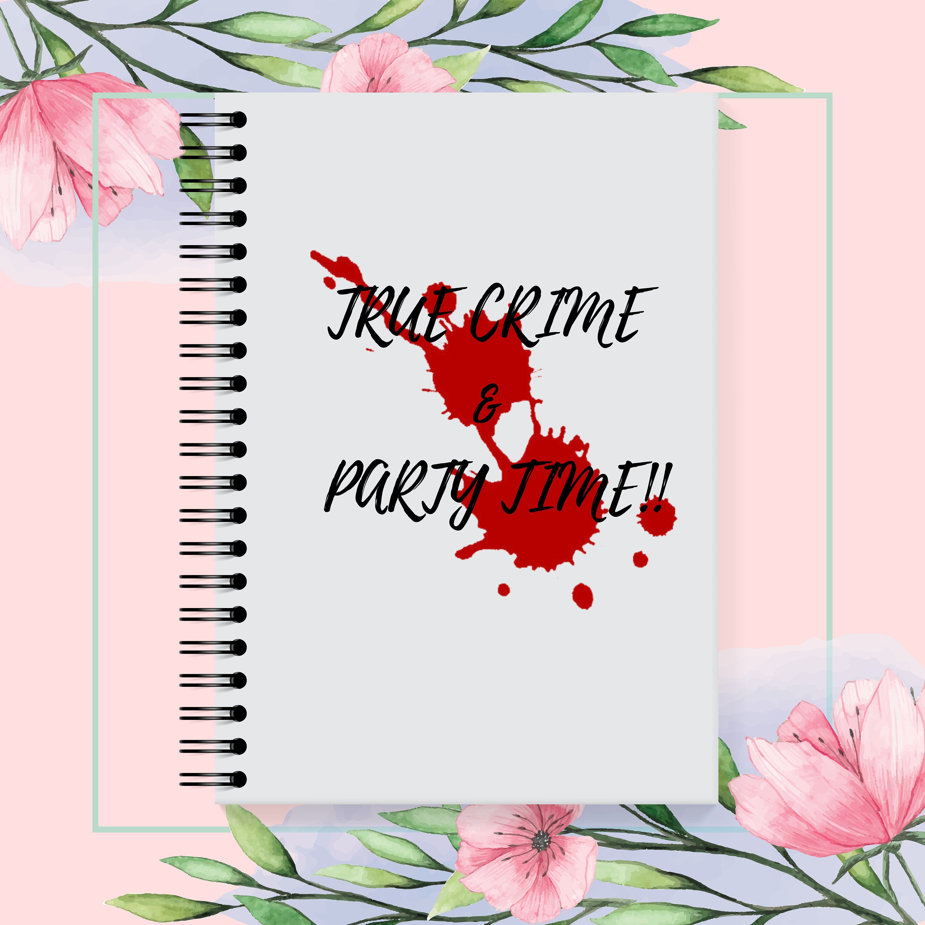 True Crime & Party Time. SVG/PNG. Crime Shows Svg/ True Crime Junkie ...