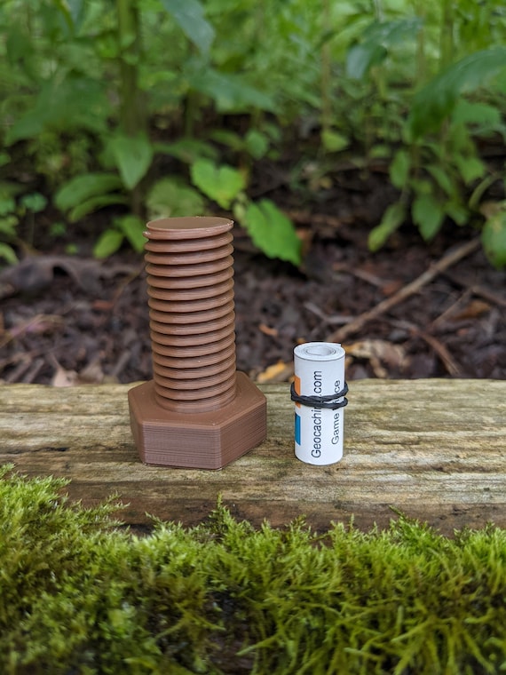 Fake Bolt Geocache Container Ready to Hide Waterproof Log - Etsy