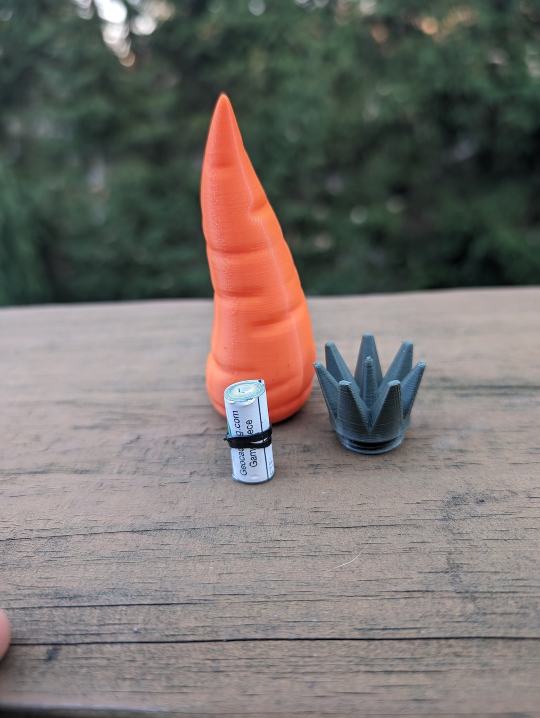 Carrot Geocache Ready to Hide Waterproof Log - Etsy