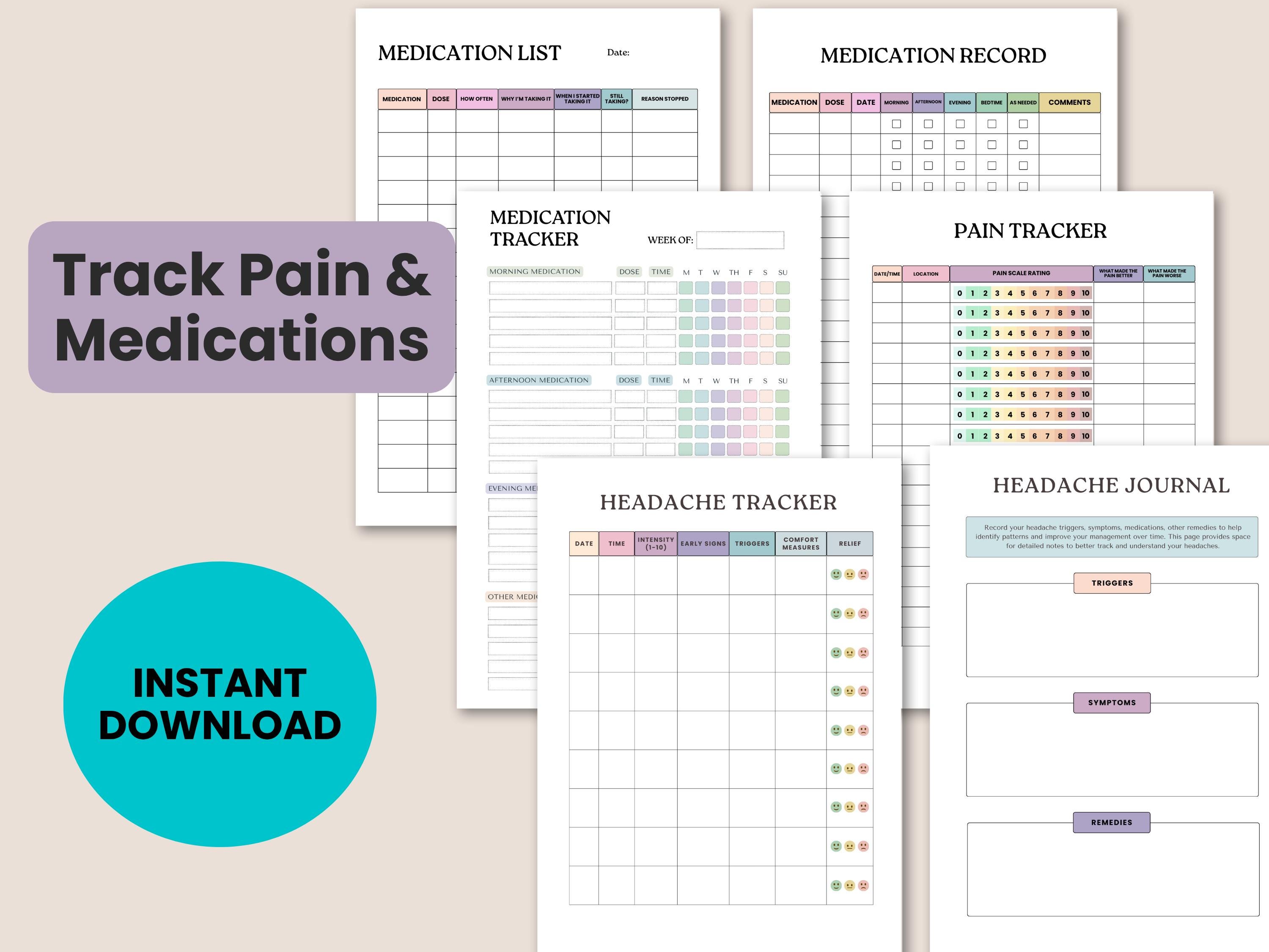 Editable Printable Medical Binder and Family Medical Planner - Medical ...