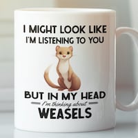 Weasel, Weasel Gift, Weasel Sign, Weasel Decor, Weasel Lover, Small ...