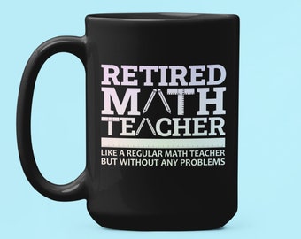 Retirement Gift Math Teacher - Etsy