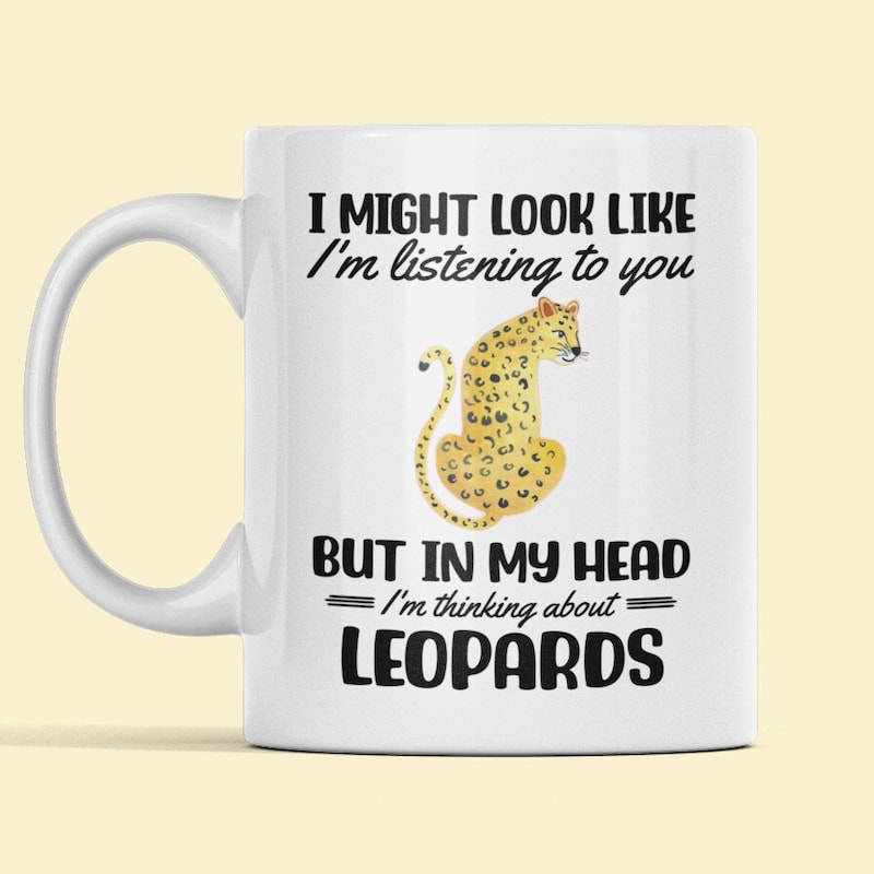Leopard Coffee Mug - Etsy