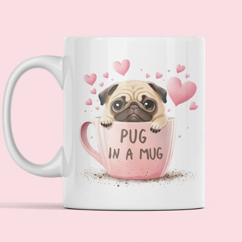 Pug Mugs - Etsy