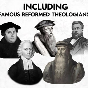 Calvinist Design Bundle, Funny John Calvin SVG Files, Reformed Reformation Theology Digital ...
