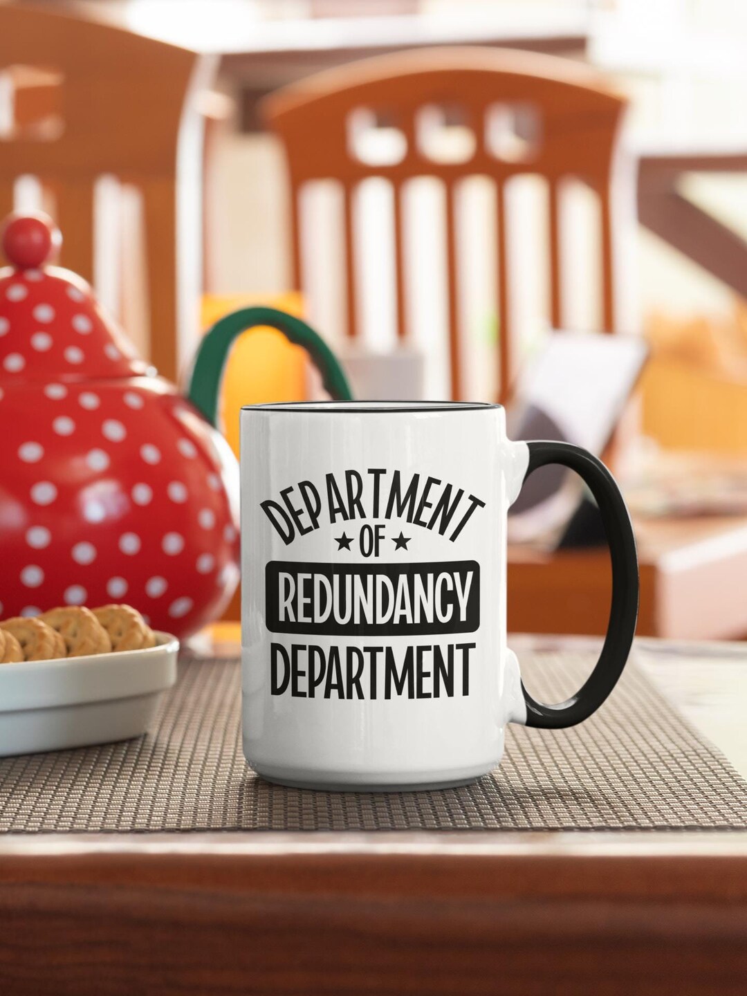 Department of Redundancy Department Coffee Mug, Sarcastic Mugs, Funny ...