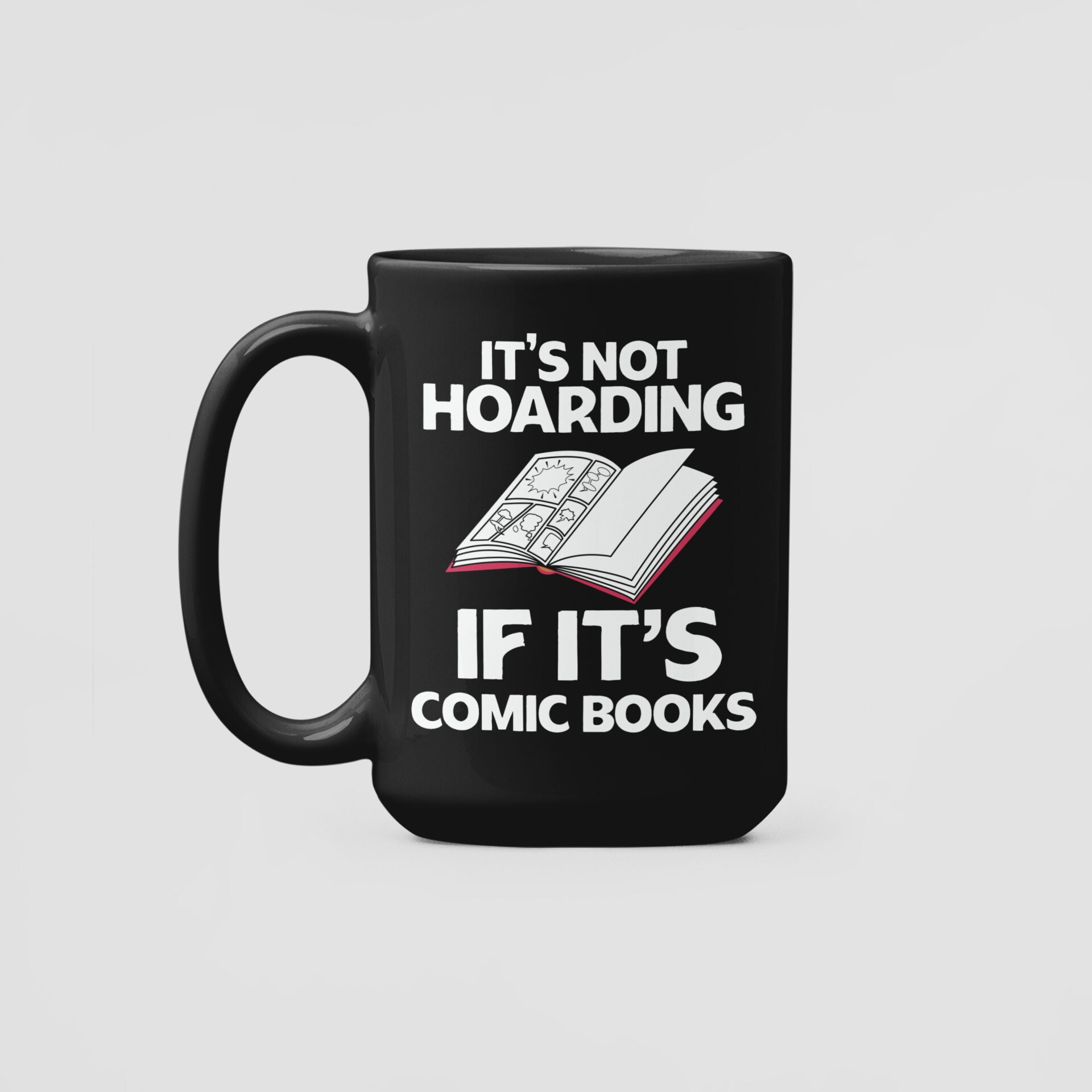 Comic Book Collector Gifts, Comic Lover Mug, Funny Gifts for Comic ...