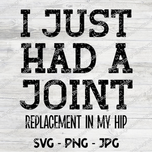 Funny Joint Replacement Png - Etsy Australia