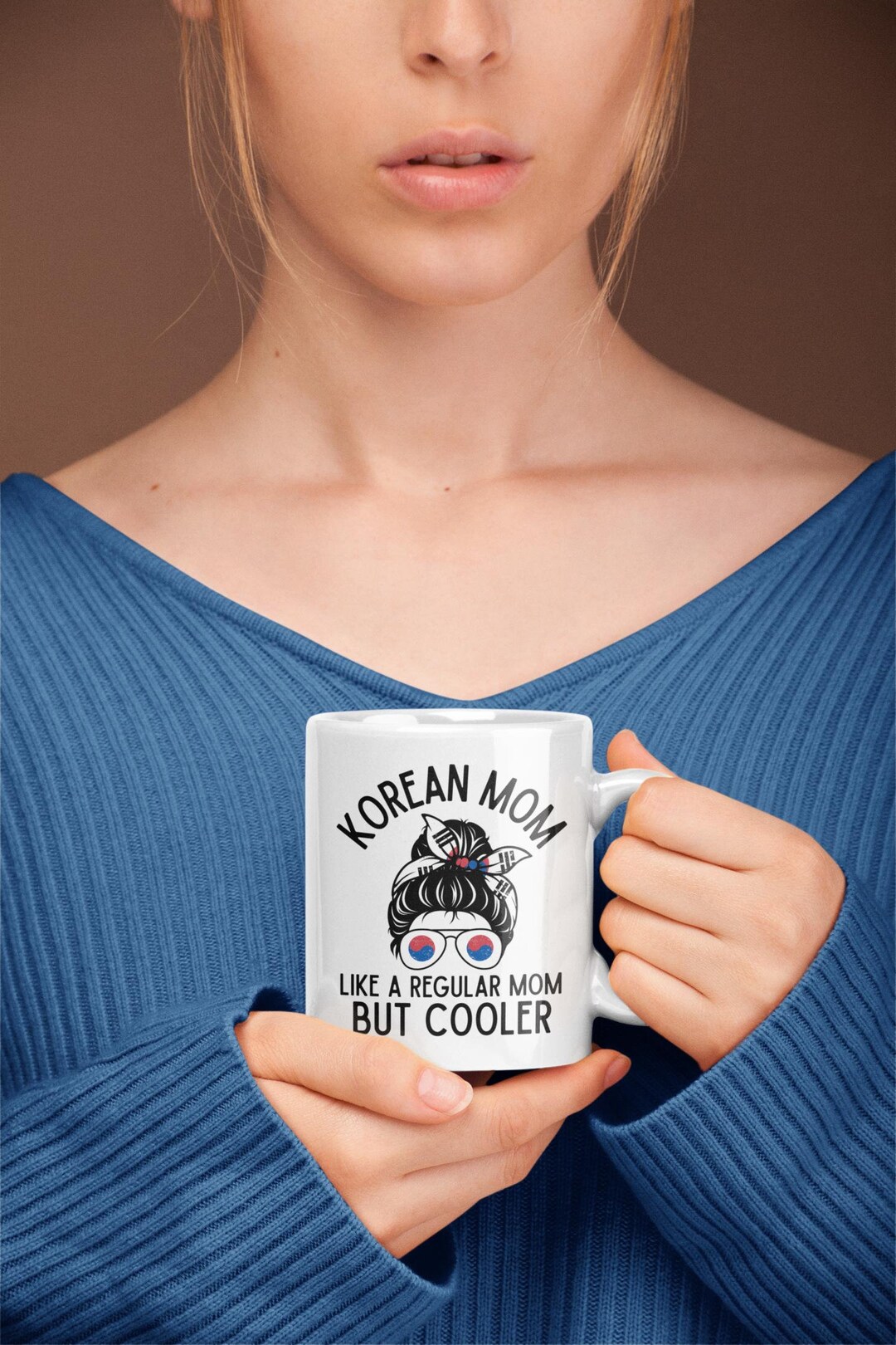Korean Mom Gifts, South Korea Mom Mug, Mother's Day Coffee Cup, Funny Unique Presents for ...