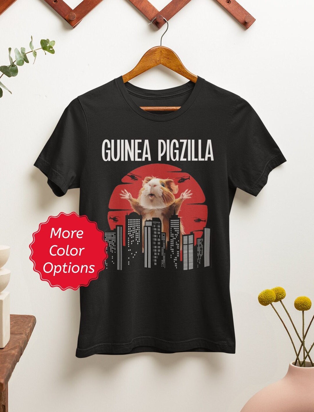 Guinea Pig Shirt, Guinea Pigzilla Tshirt, Guinea Pig Lover Gifts, Pet ...