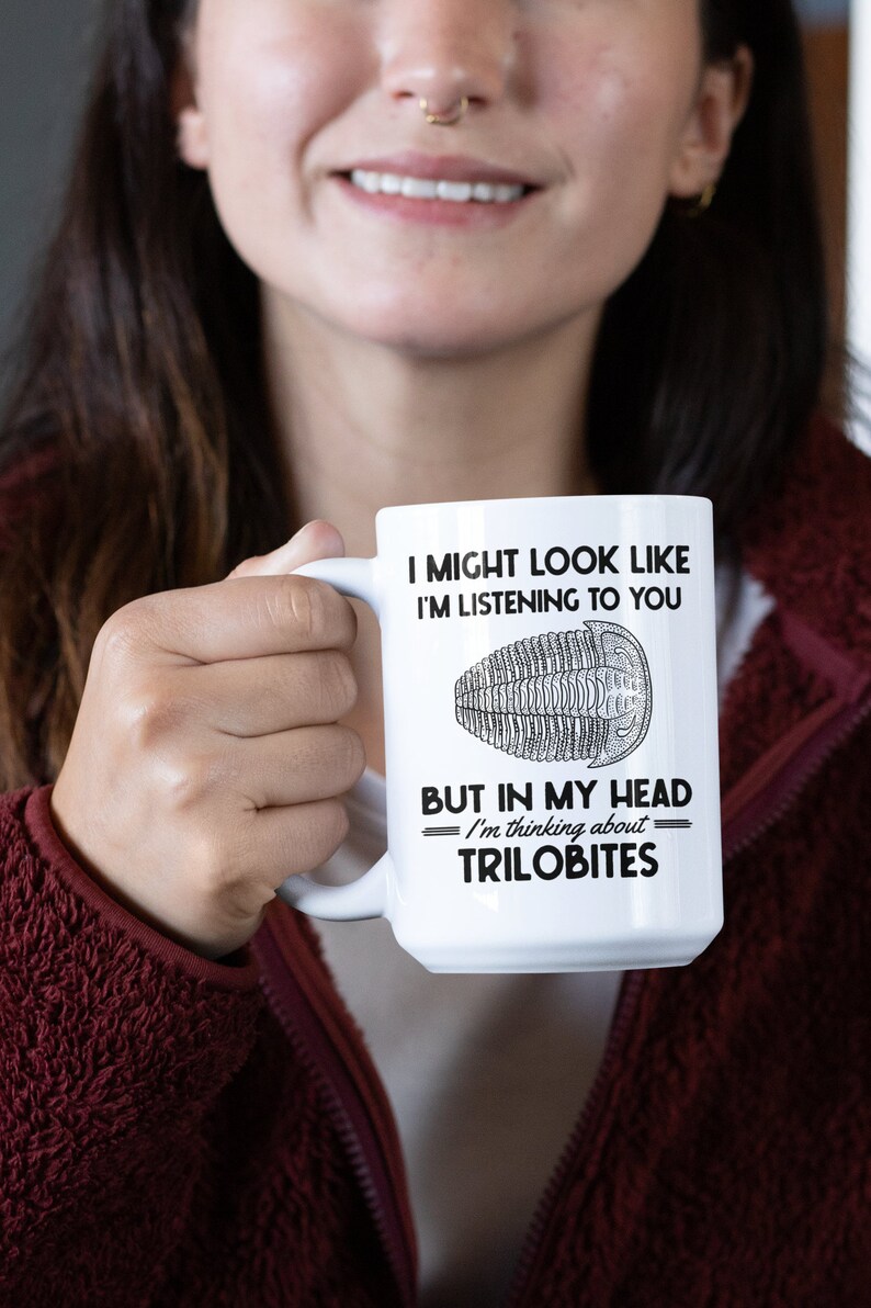 Trilobite Gifts, Trilobite Fossil Mug, Funny Trilobite Coffee Cup, I ...