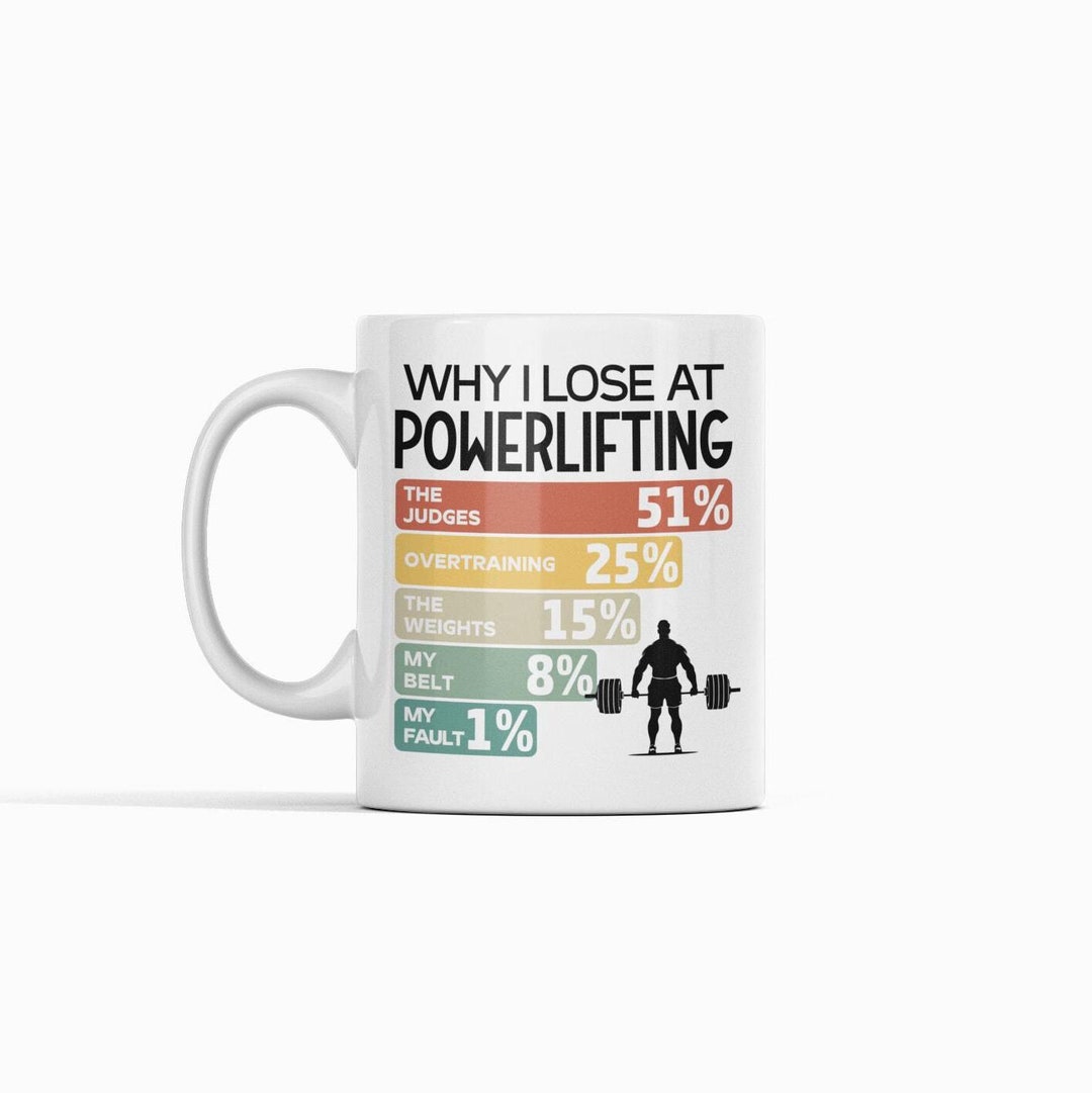 Funny Powerlifting Gifts, Powerlifter Mug, Funny Presents for Power ...