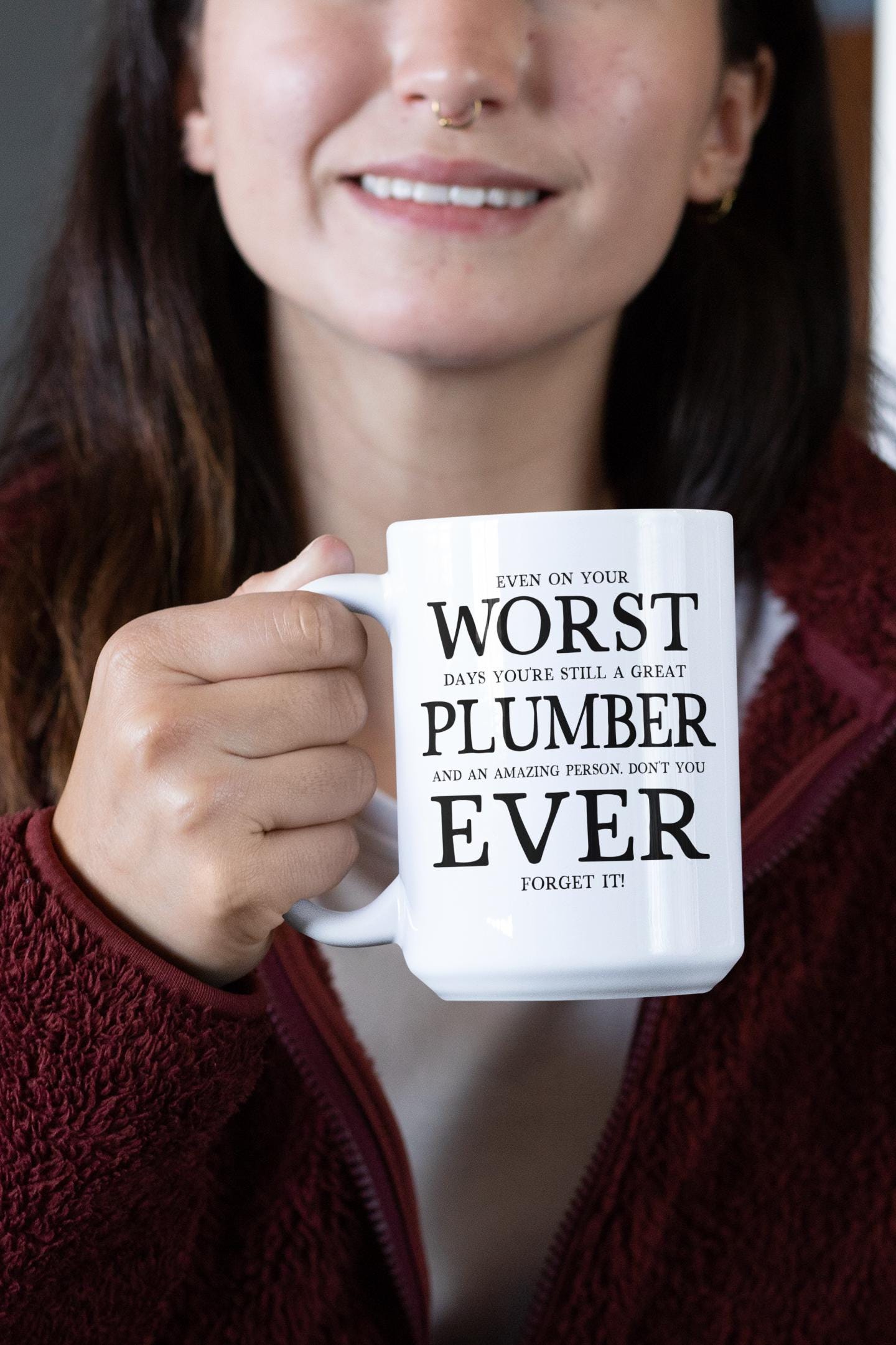 Worst Plumber Ever Mug, Funny Plumber Gift, Sarcastic Coffee Mug, Best ...