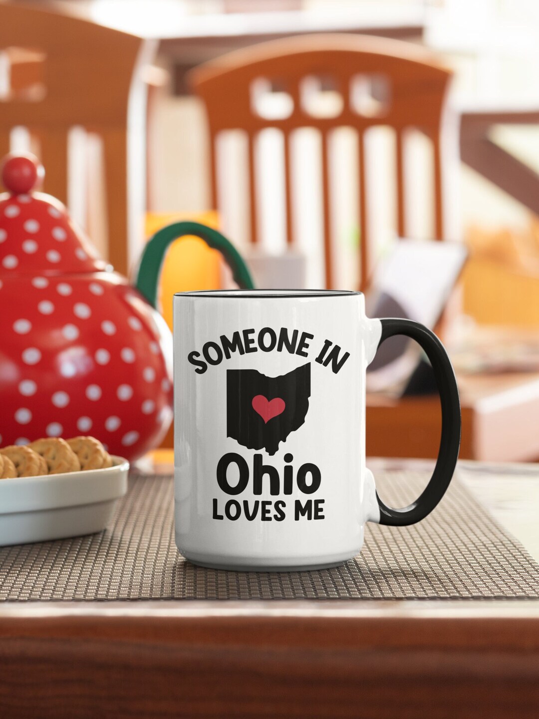 Someone in Ohio Loves Me, Ohio Mug, Long Distance Relationship Gift ...