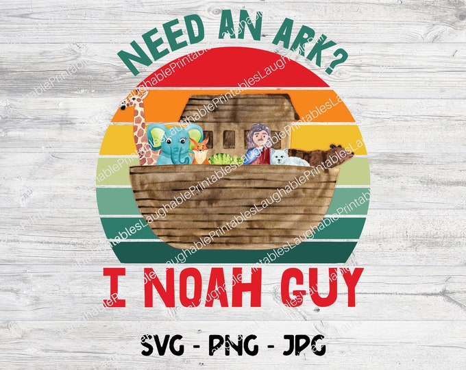 Noahs Ark SVG, DXF, Png, Jpg, Digital Download, Silhouette, Cricut ...