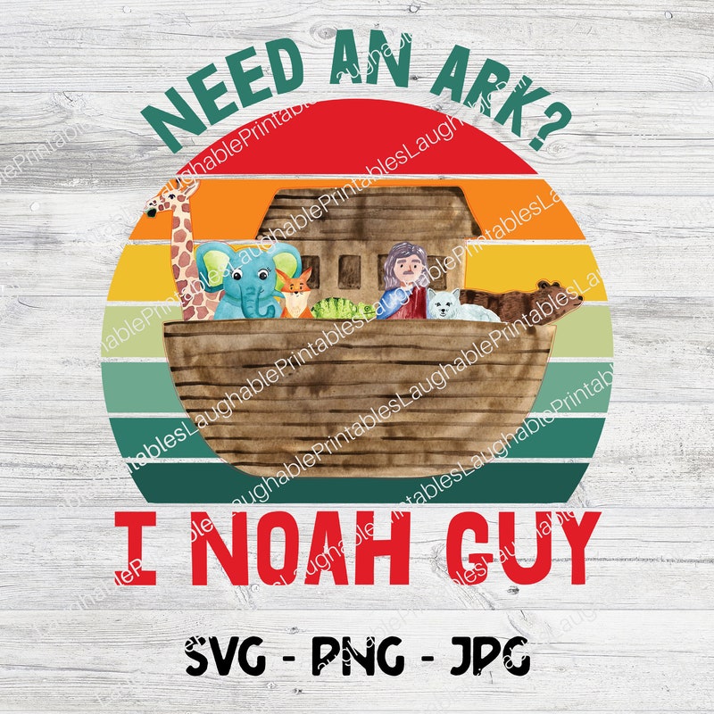 Noahs Ark Clipart Black and White - Etsy